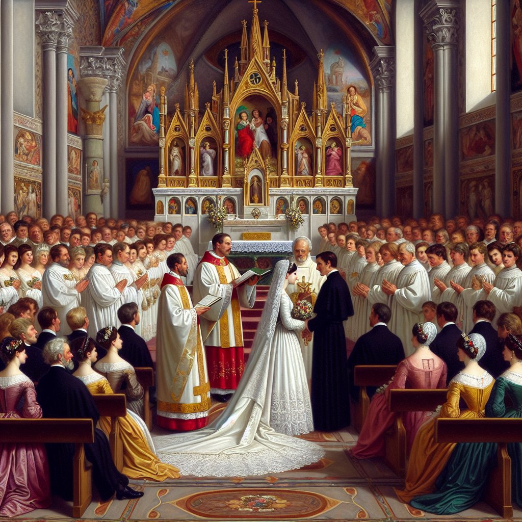 A catholic wedding a | Bible Art