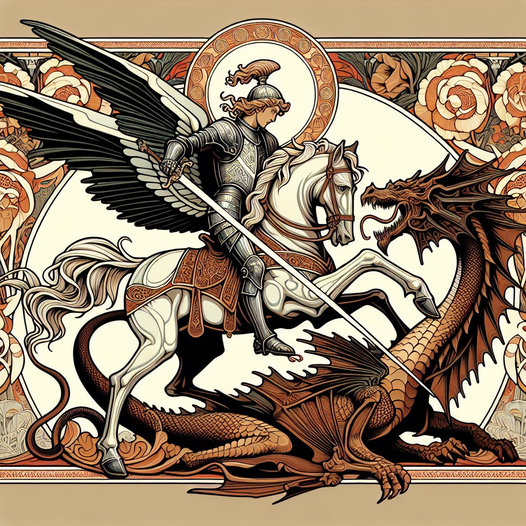 Saint George and the | Bible Art