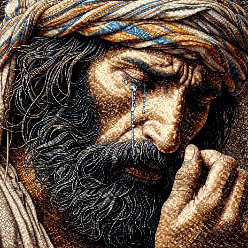 And Jesus wept | Bible Art