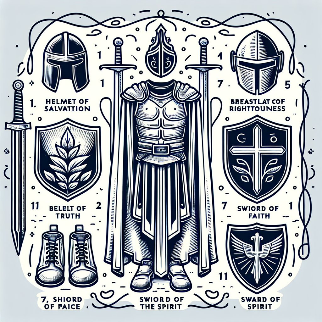 Seven pieces of the | Bible Art