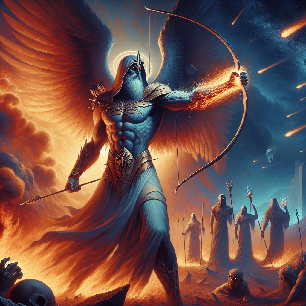 Like an enemy he has | Bible Art