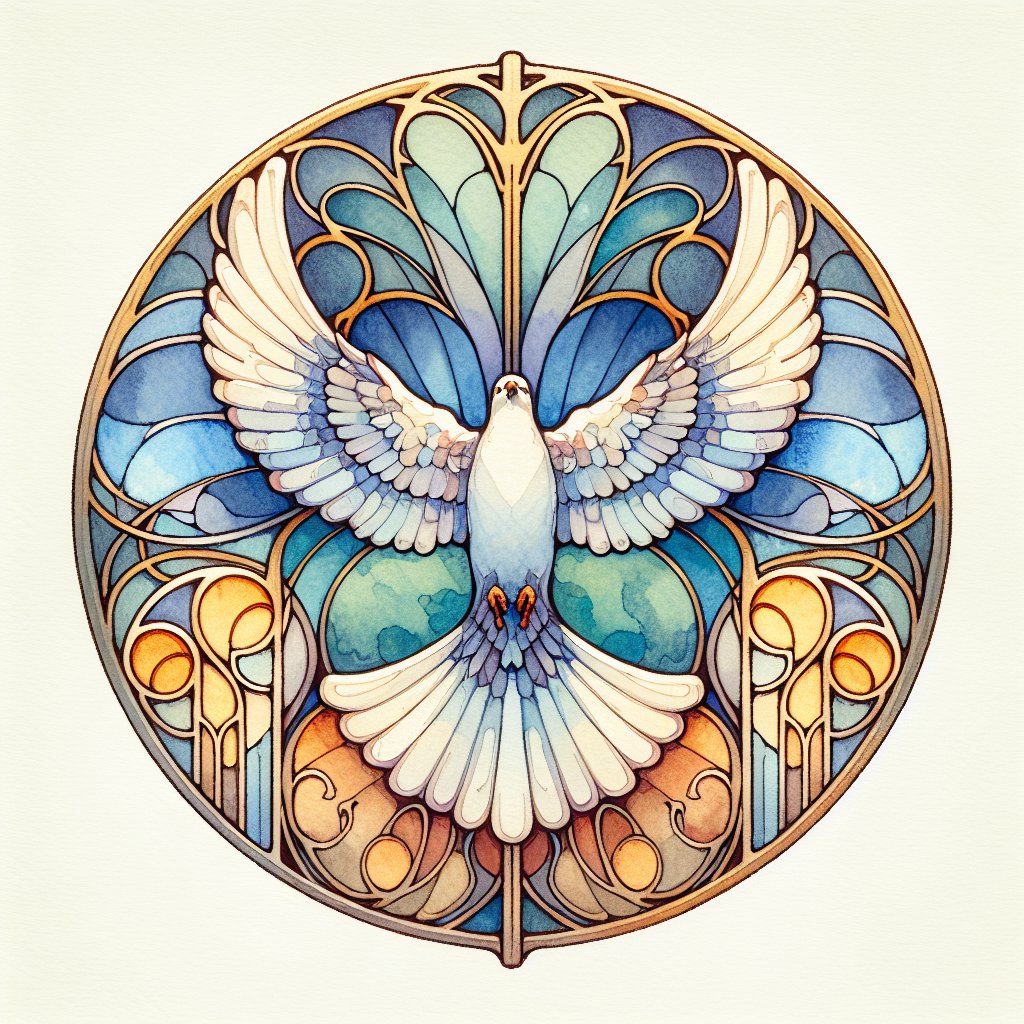 The Holy Spirit as a | Bible Art