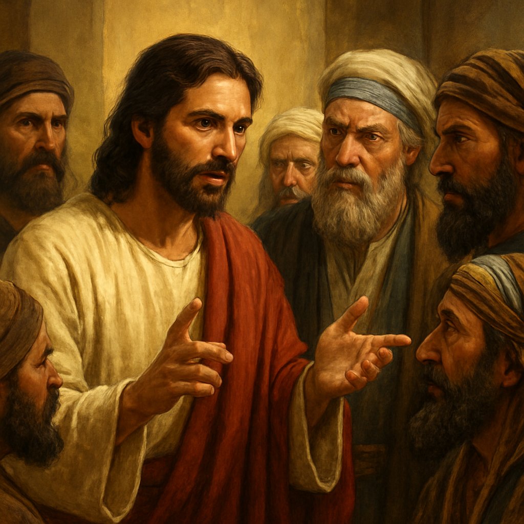 Jesus, with short da | Bible Art