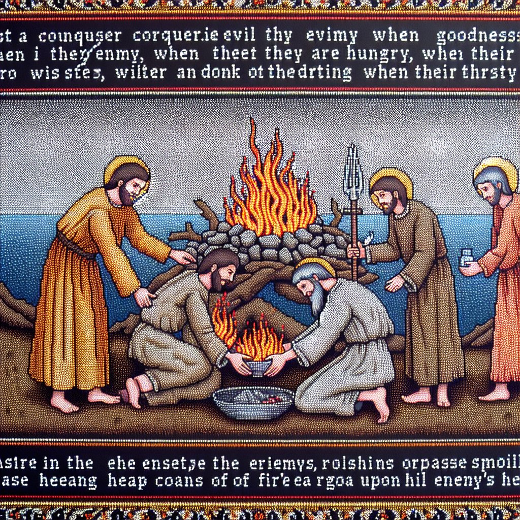 Avenge not yourselve | Bible Art