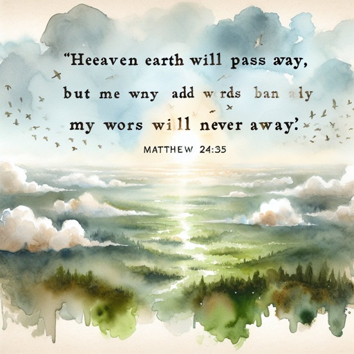 Matthew 24 Artwork Bible Art