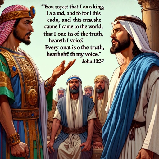 What does John 18:37 mean? | Bible Art