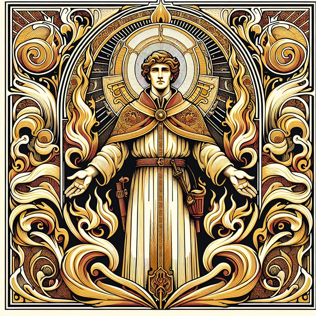 Saint Florian and fi | Bible Art