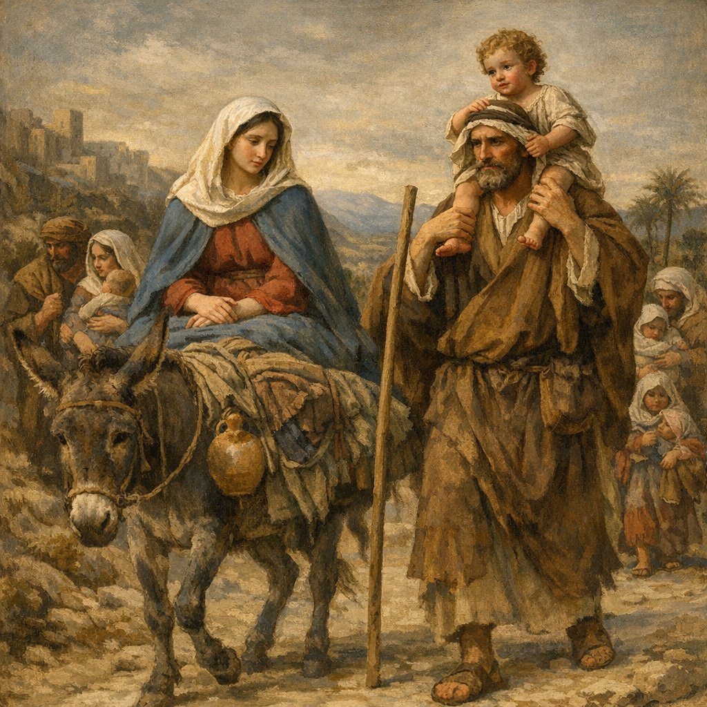 an image of Mary and | Bible Art