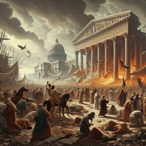 The Cleansing Of The Temple Artwork | Bible Art