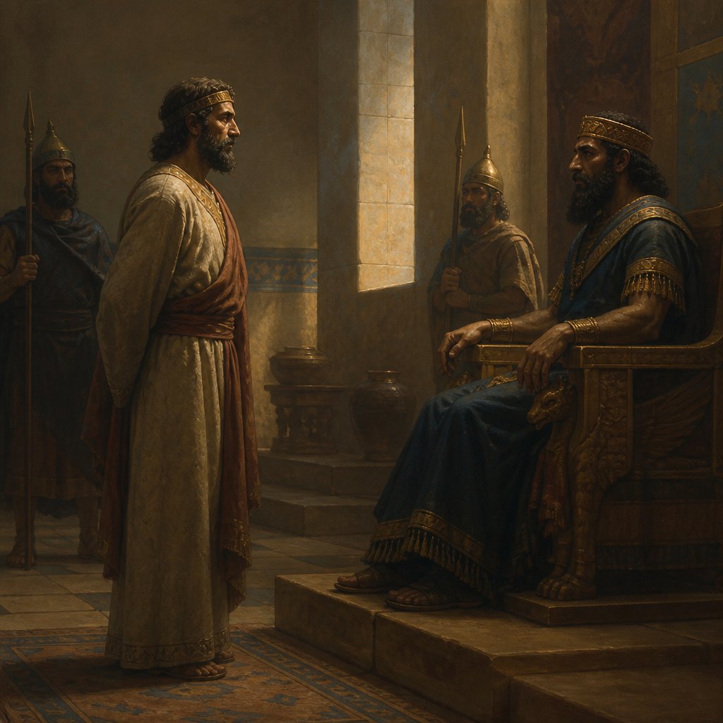 Jeremiah 34:3 Devotional: The Unyielding Hand of Divine Justice | Bible Art