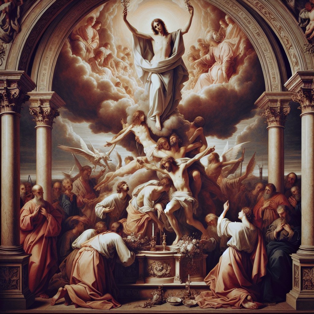 by the blood of the | Bible Art