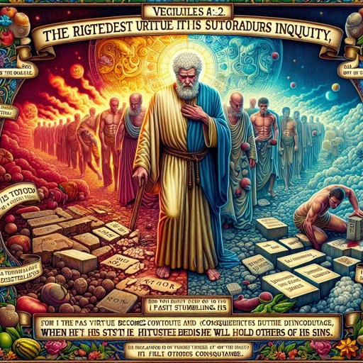 What does Ezekiel 3:20 mean? | Bible Art