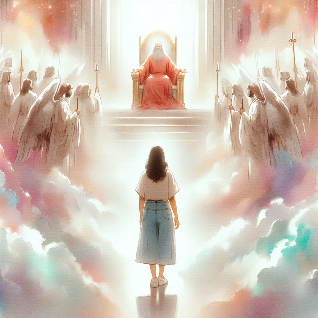 person Standing befo | Bible Art
