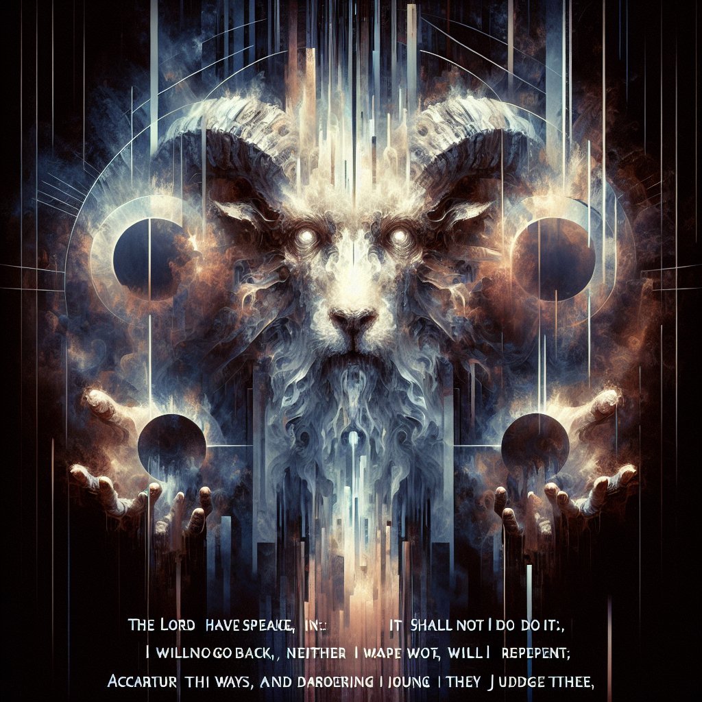 Ezekiel 24:14 Artwork | Bible Art