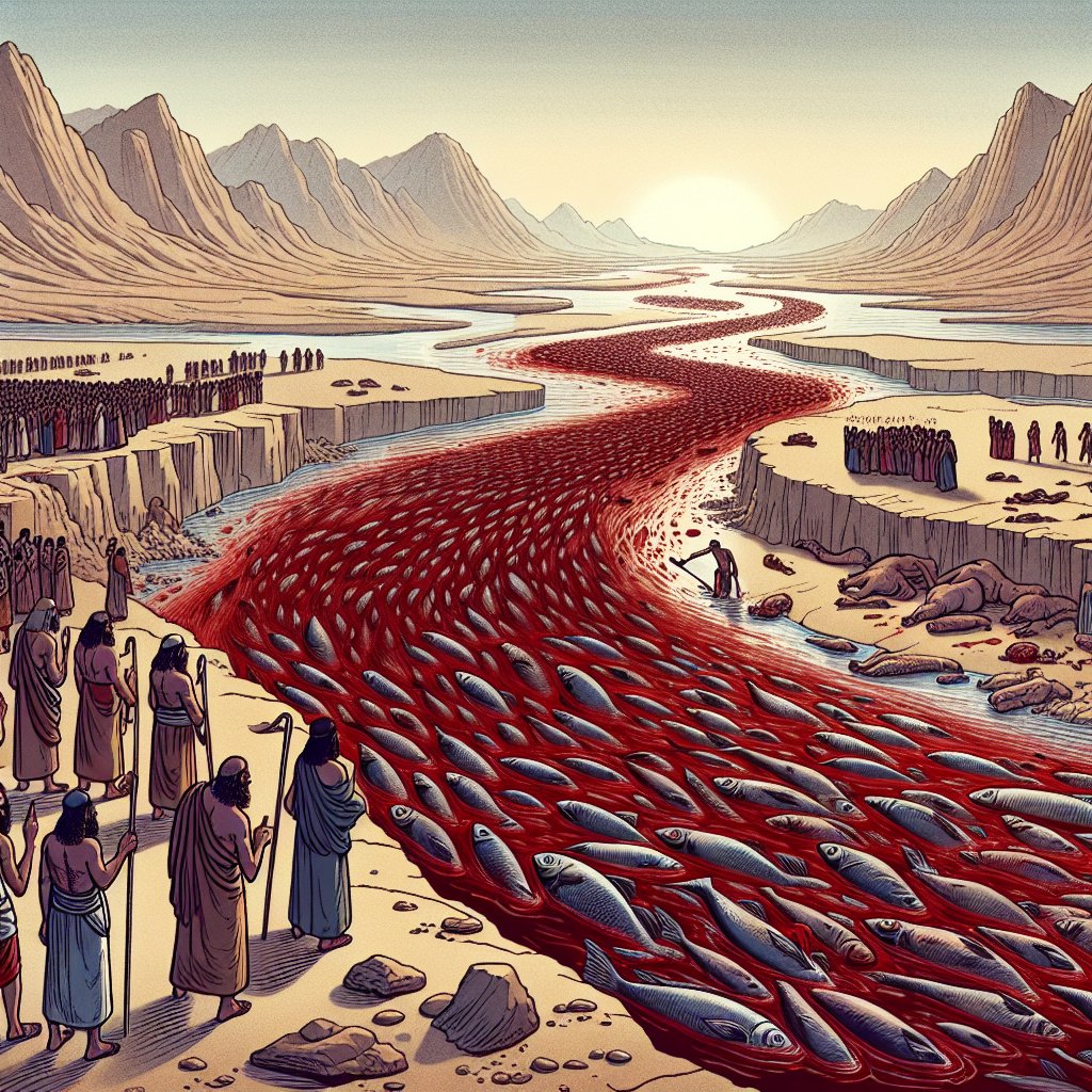 What does Exodus 7:21 mean? | Bible Art