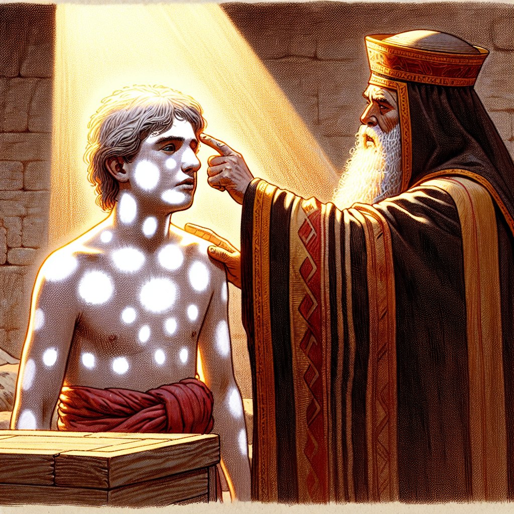 What does Leviticus 13:4 mean? | Bible Art
