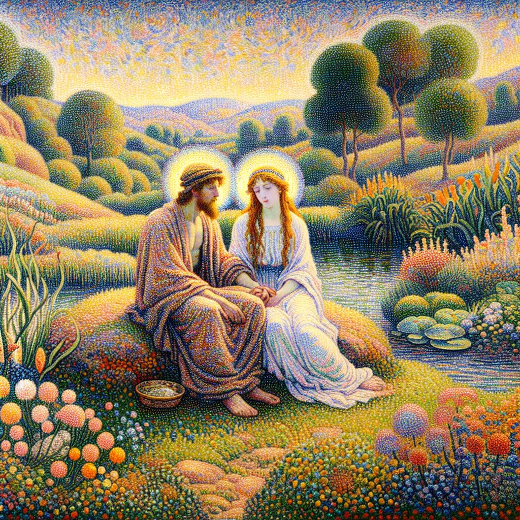 David and Bathsheba | Bible Art