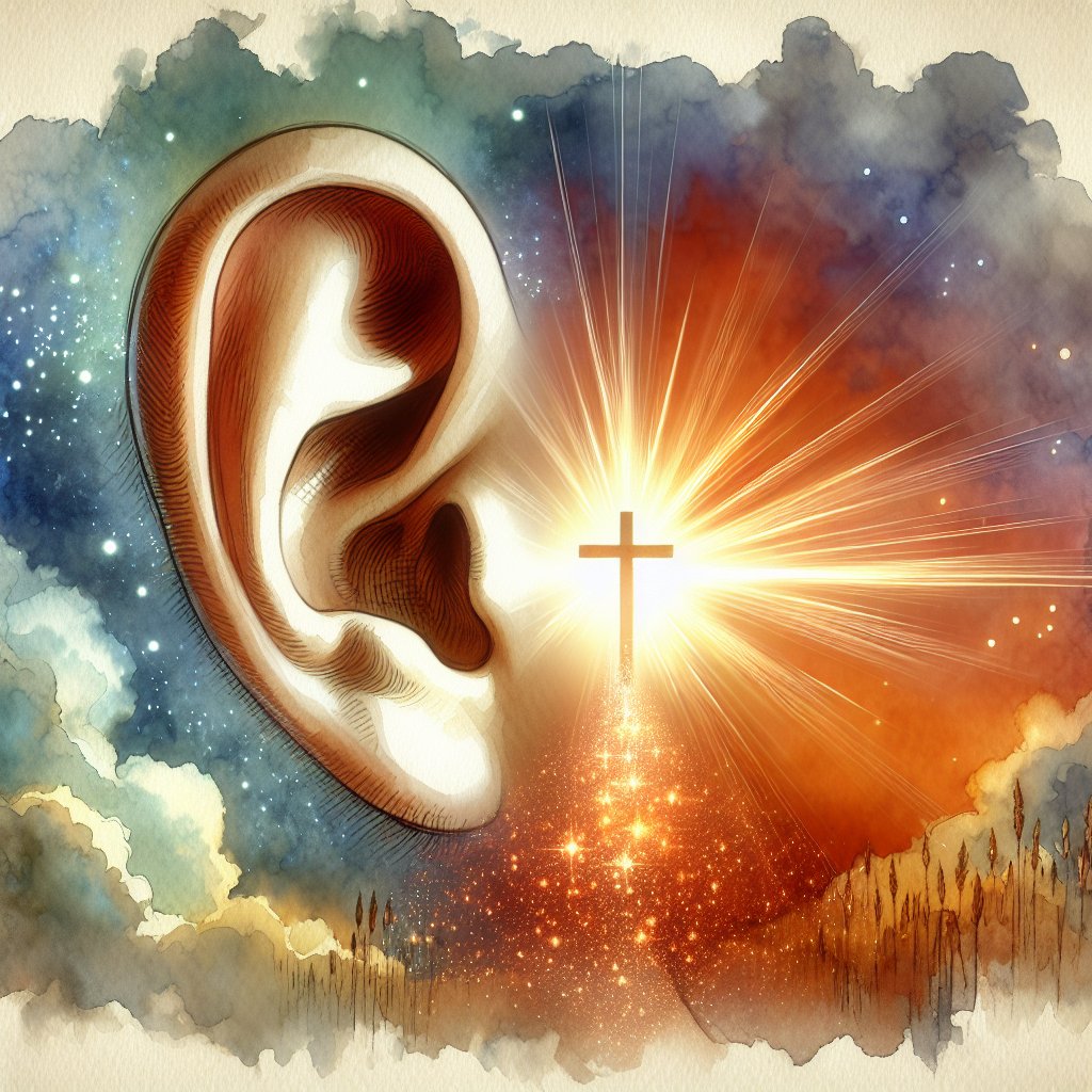 The deaf will hear t | Bible Art