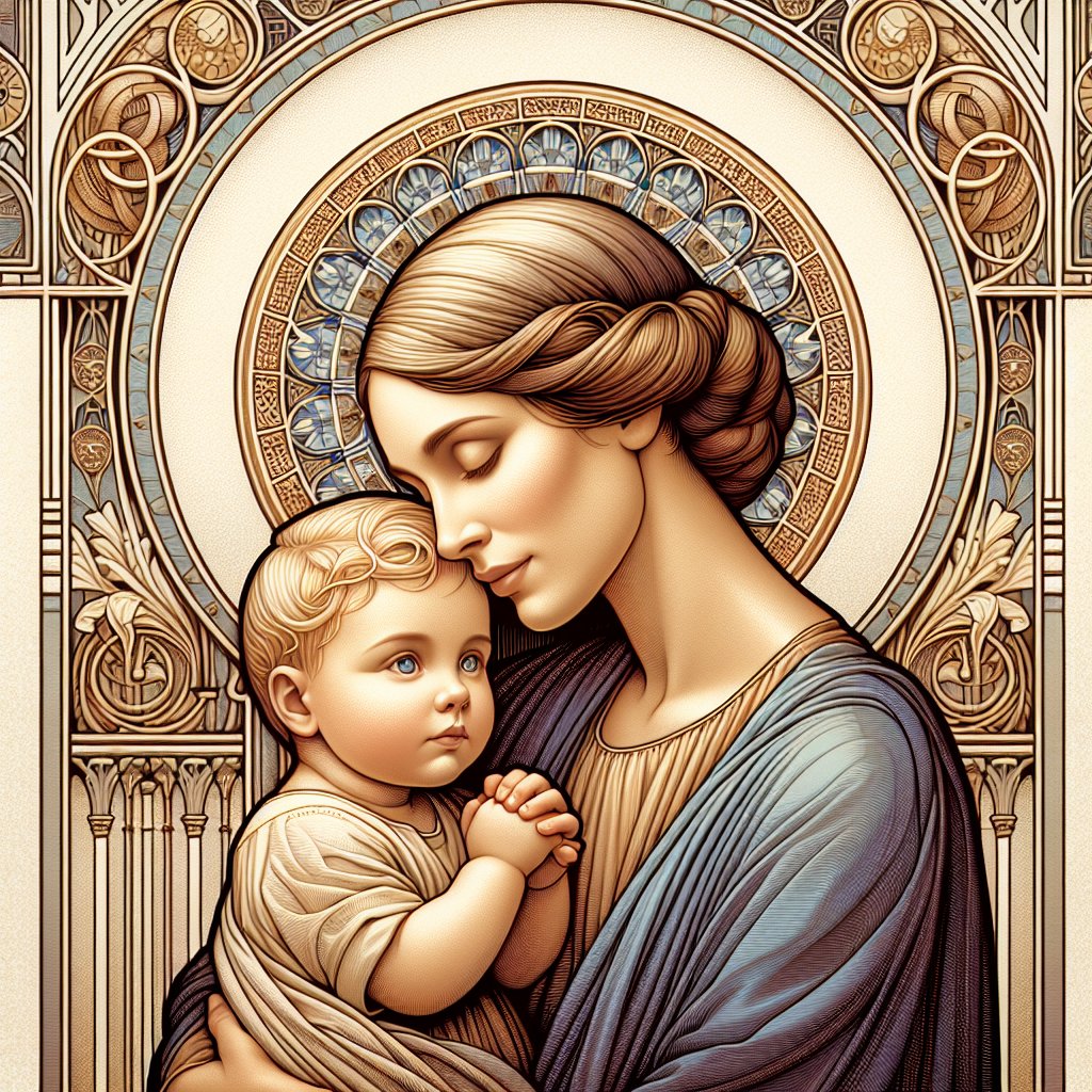 Madonna and child, r | Bible Art