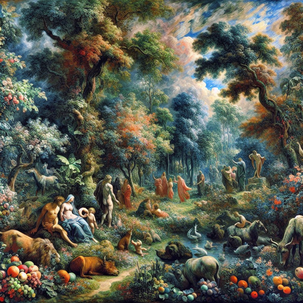 Garden Of Eden Artwork | Bible Art