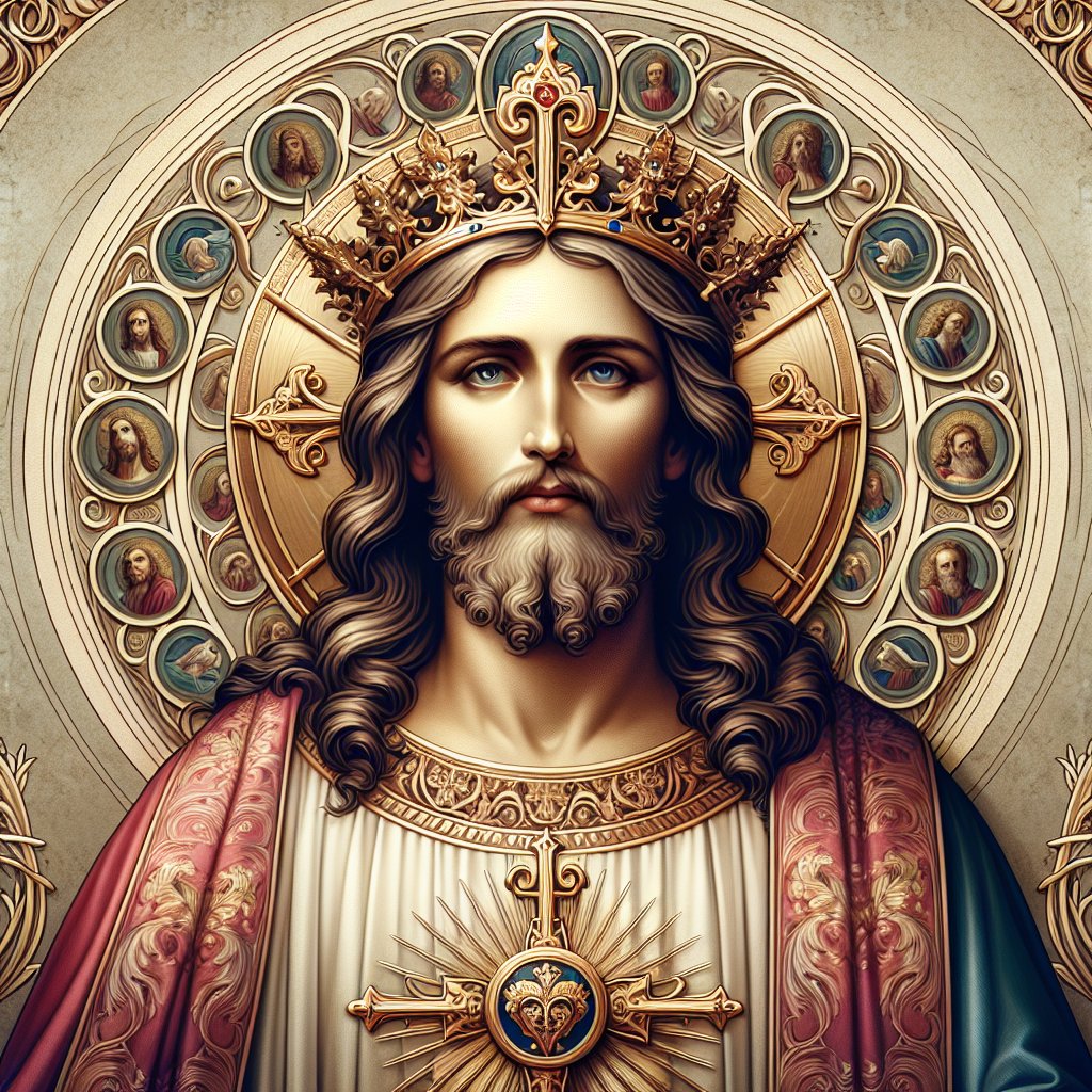 Jesus Christ King of | Bible Art