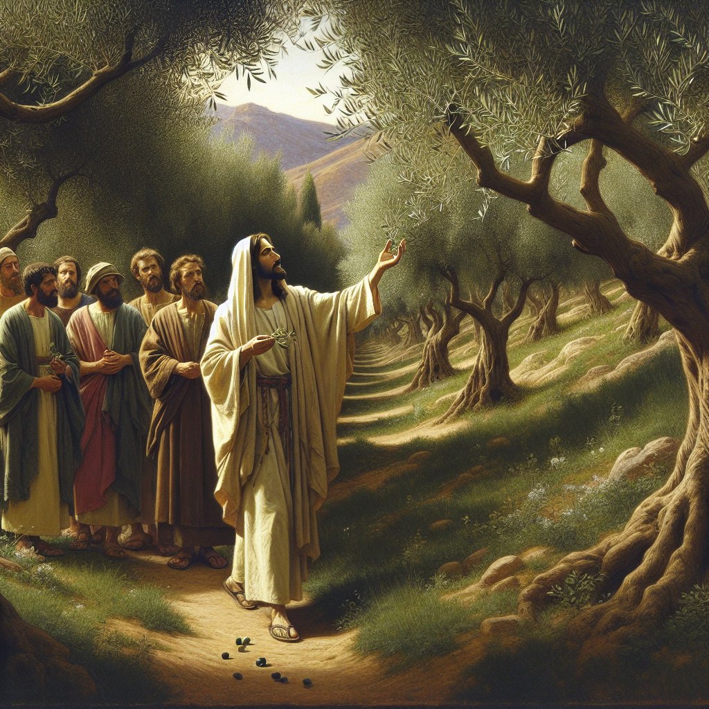 The scene if of Jesu | Bible Art