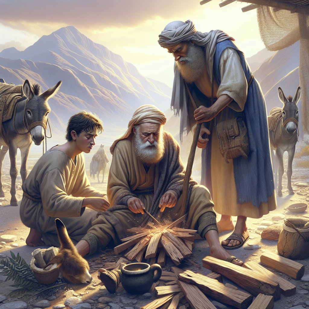 Genesis 22:3 Artwork | Bible Art