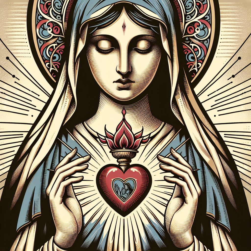 Virgin Mary Immacula | Bible Art