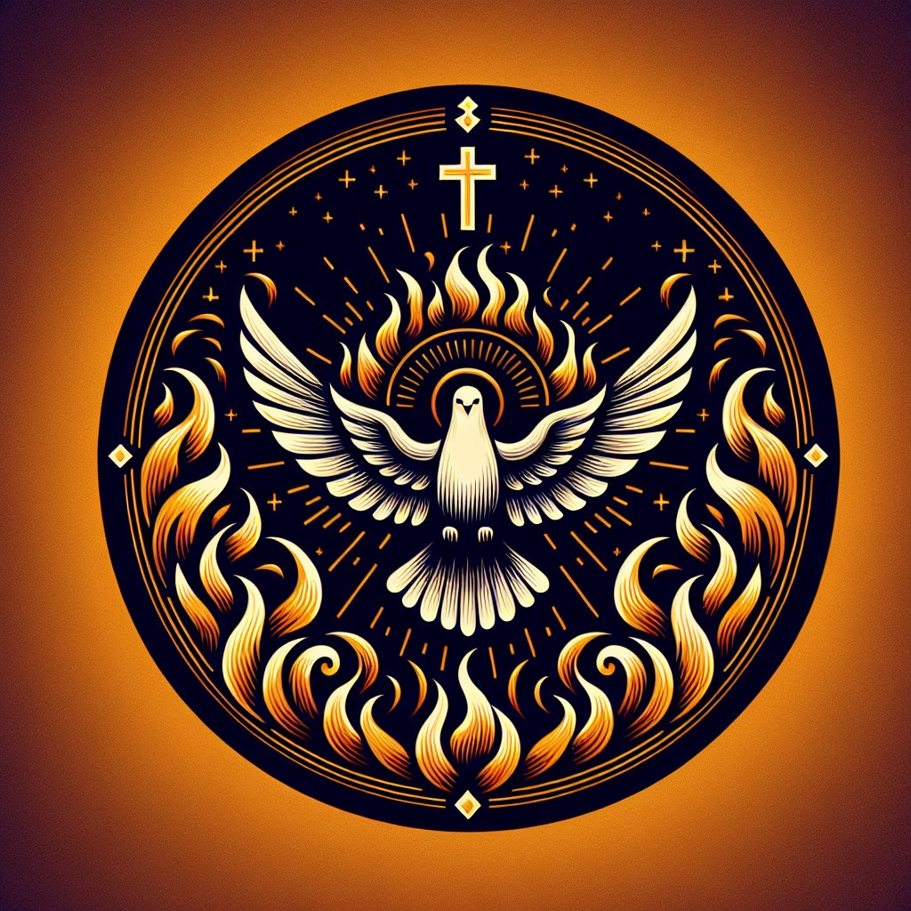 pentecost dove fire | Bible Art