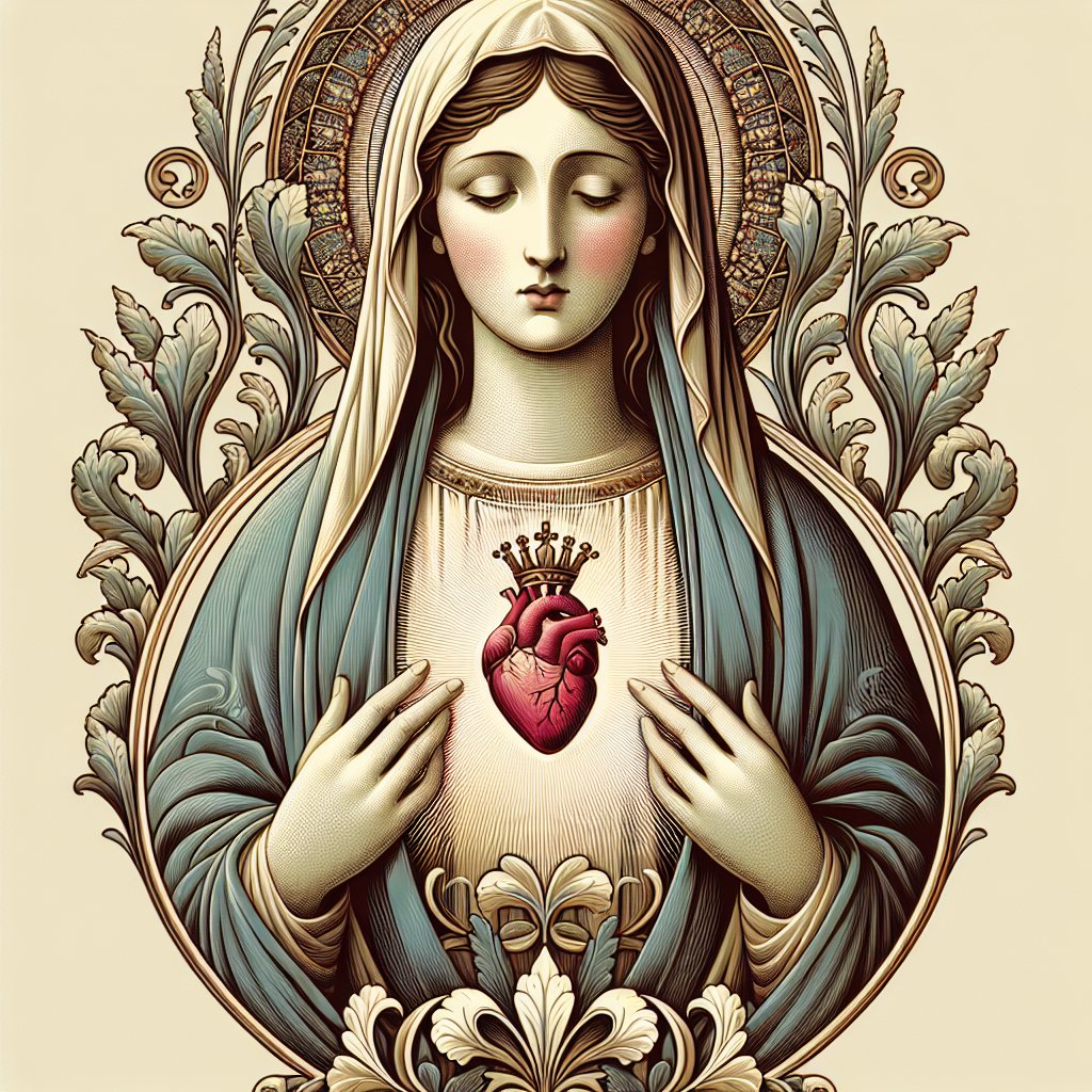 Virgin Mary Immacula | Bible Art