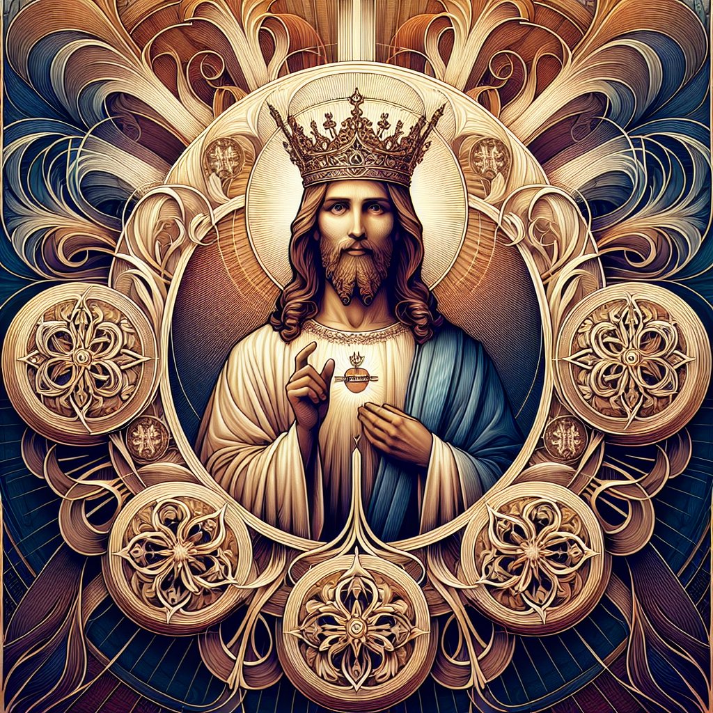 Jesus Christ King of | Bible Art