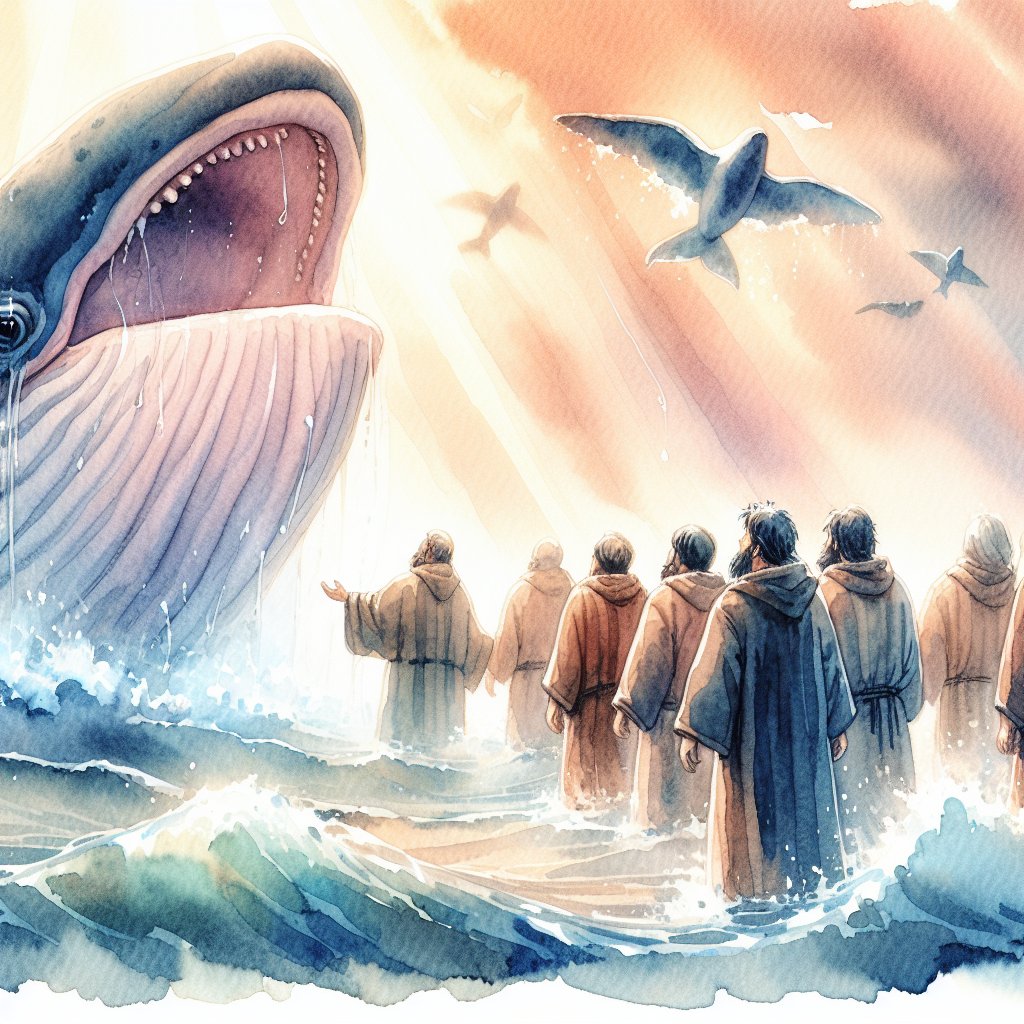 Jonah And The Whale Artwork | Bible Art