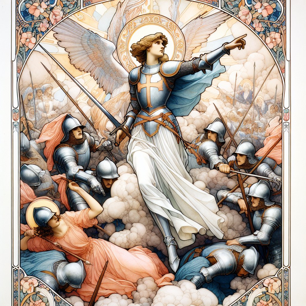 Saint Joan of Arc in | Bible Art