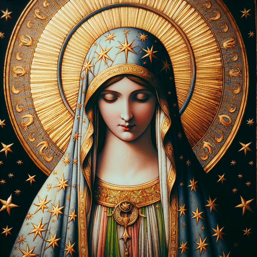 Our Lady or Lourdes, | Bible Art