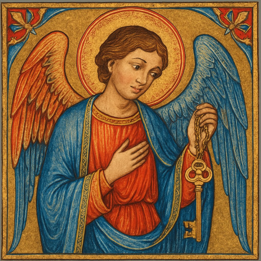 Draw a male angel wi | Bible Art