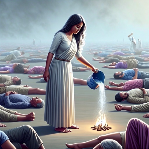 Jesus and the Samari | Bible Art