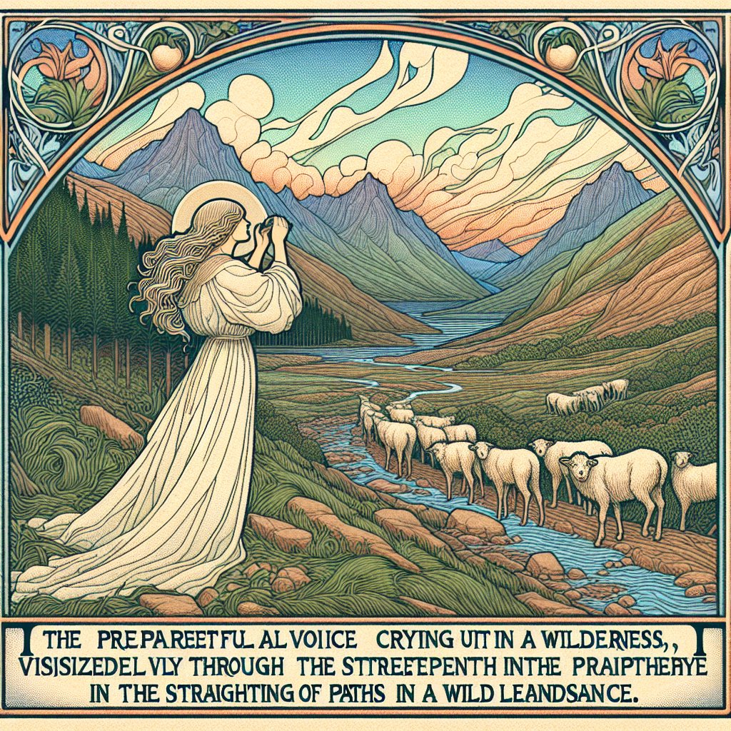 The voice of one cry | Bible Art
