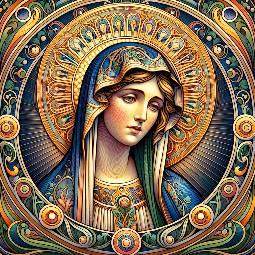 Mary Our Lady of Wal | Bible Art