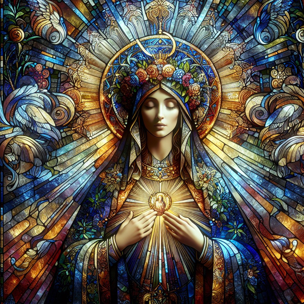 The Mother of God Qu | Bible Art