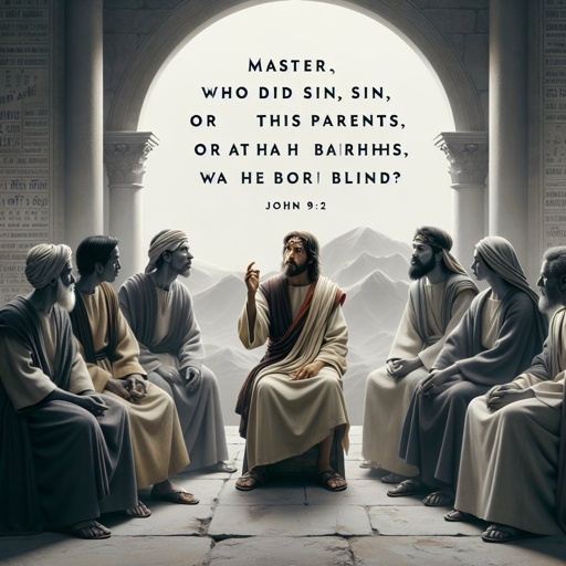What Does John 9 2 Mean Bible Art