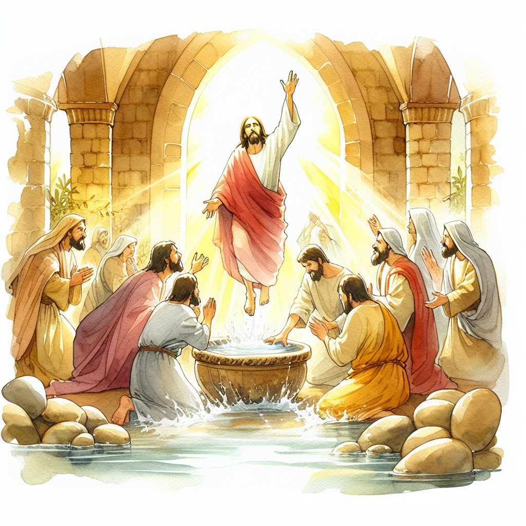 Miracle of Jesus | Bible Art