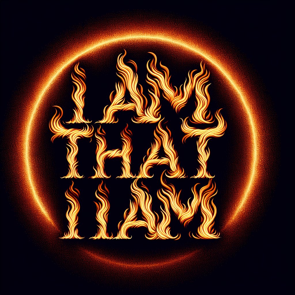 I AM THAT I AM name | Bible Art