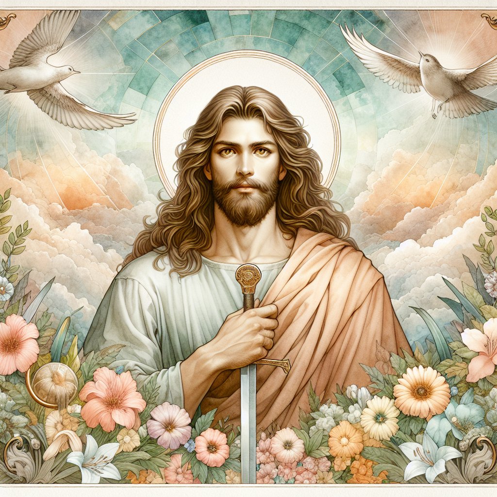 Depict a respectful | Bible Art