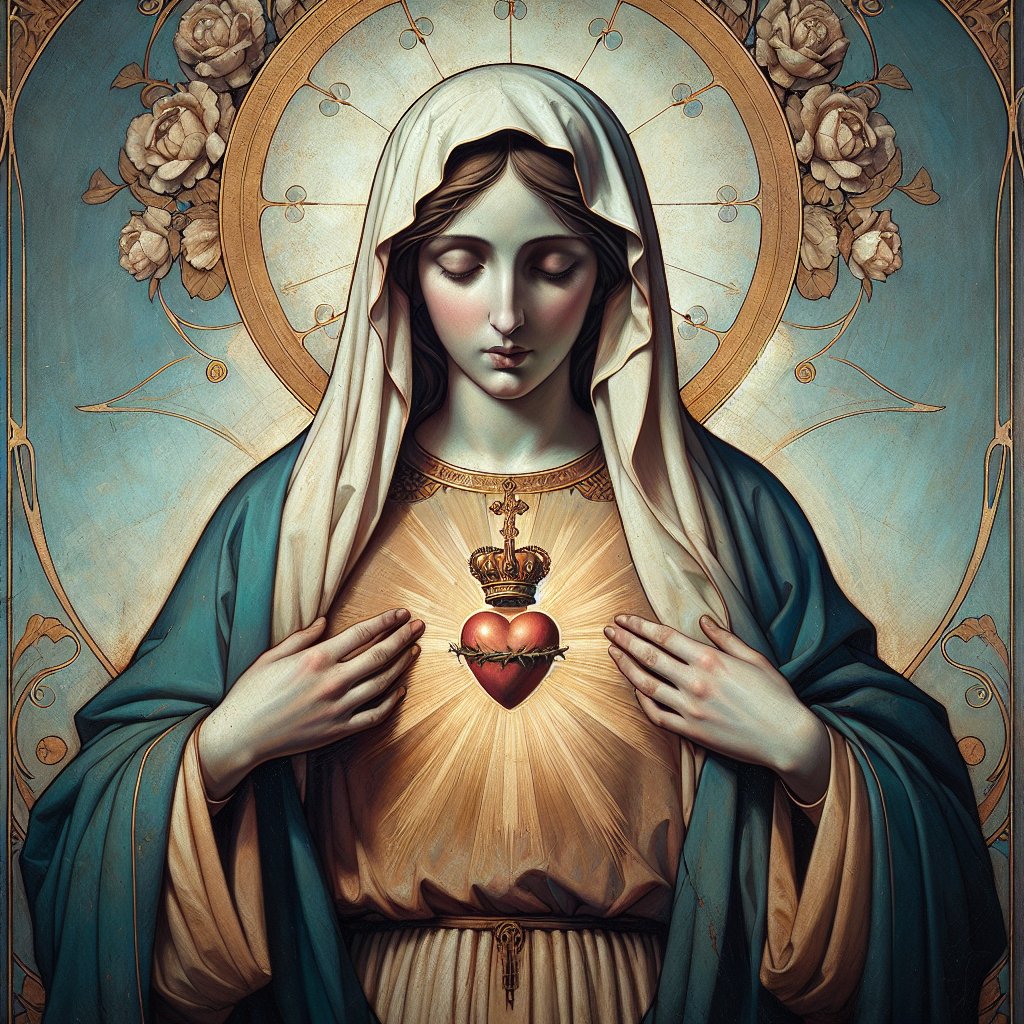 Blessed Virgin Mary | Bible Art