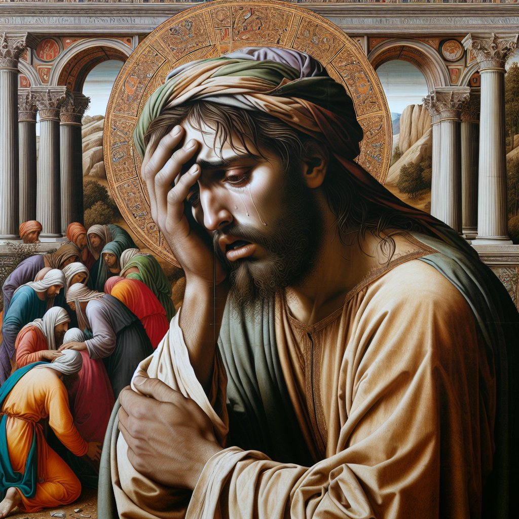 Jesus wept | Bible Art