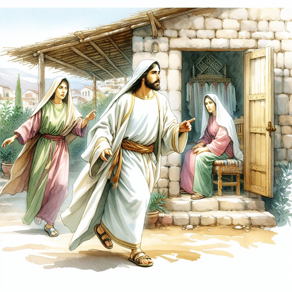 John 11:20 Artwork | Bible Art