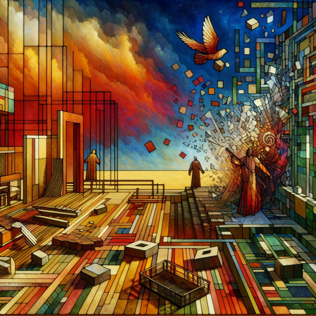Job 12:14 Artwork | Bible Art