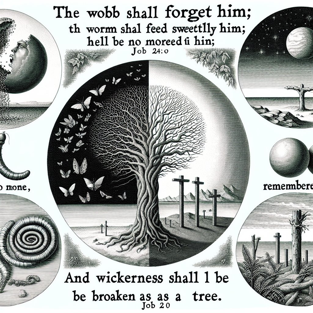 Job 24:20 Artwork | Bible Art
