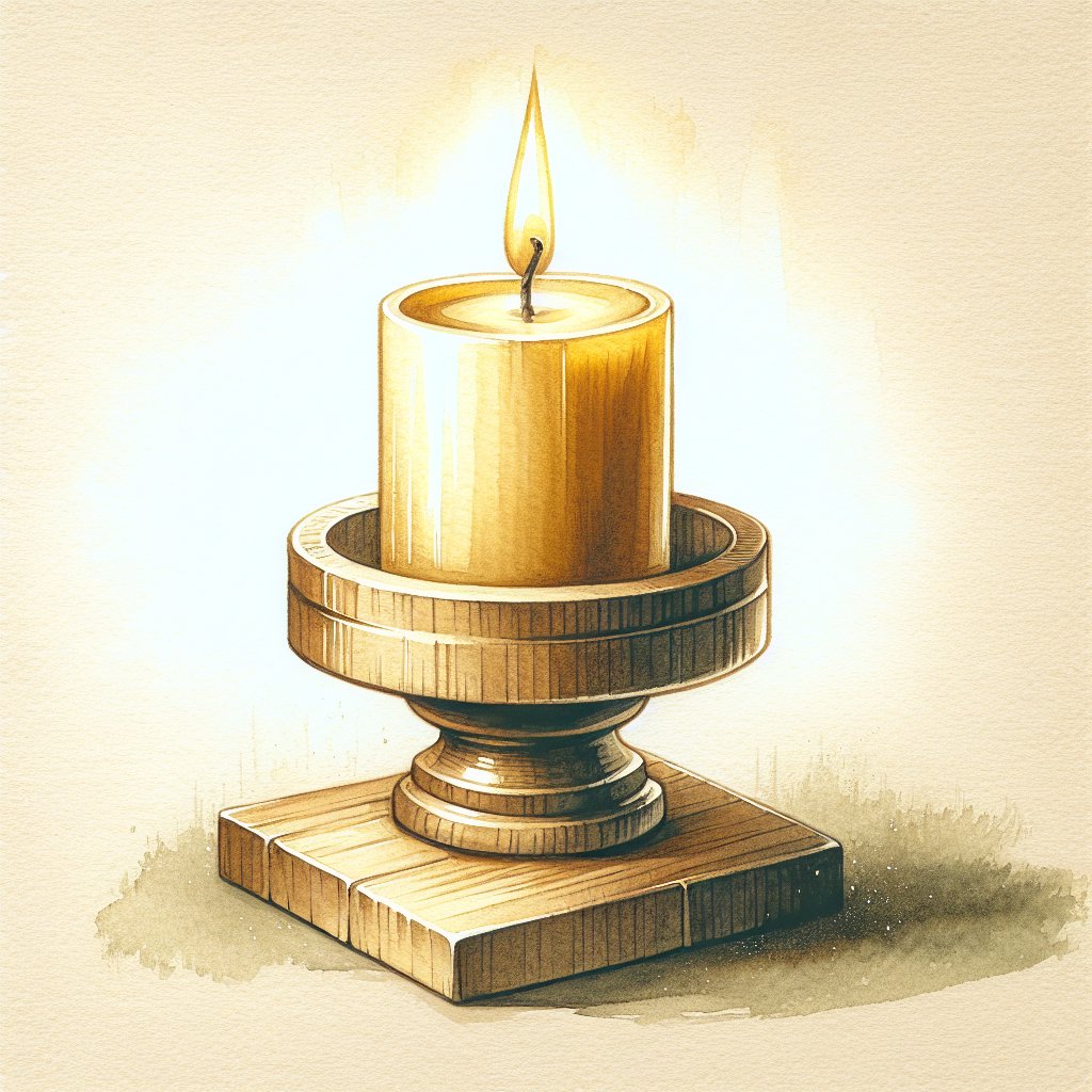 Candle | Bible Art