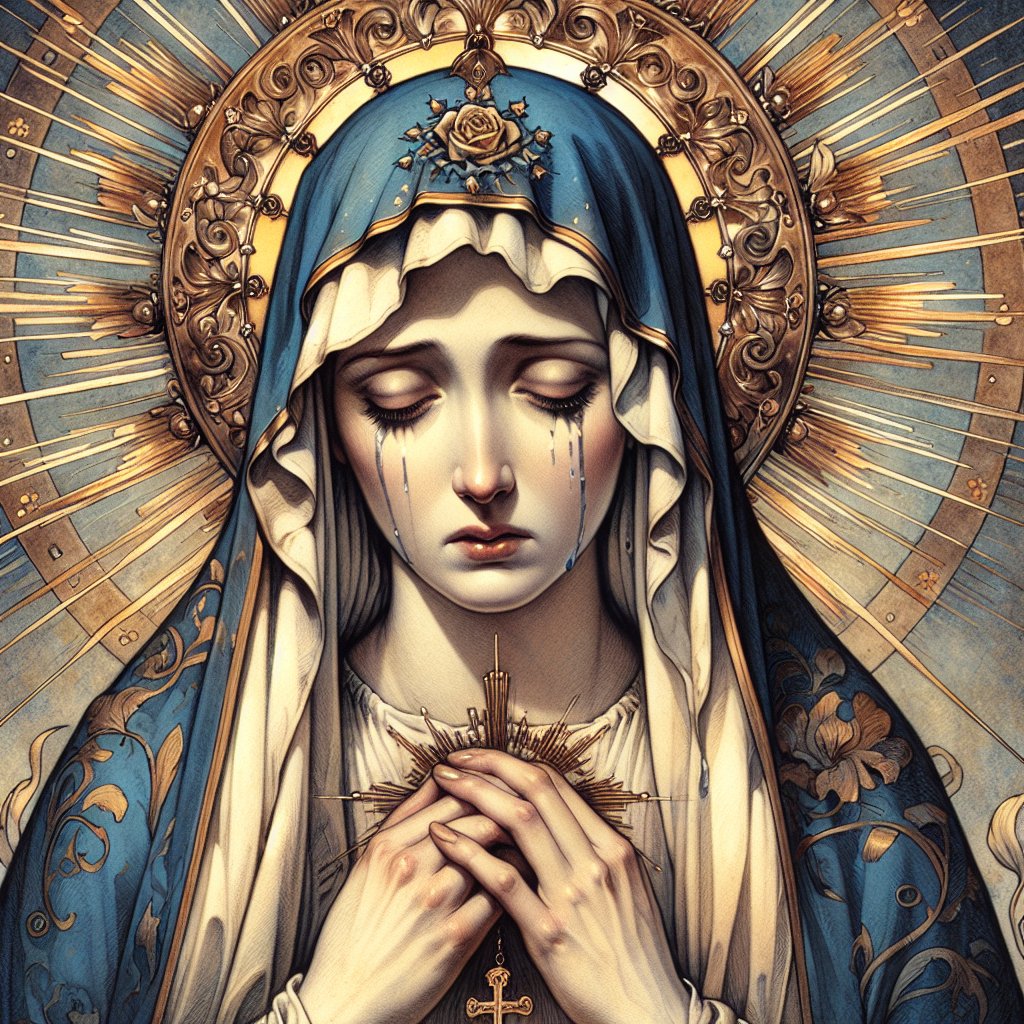Our Lady of Sorrows, | Bible Art